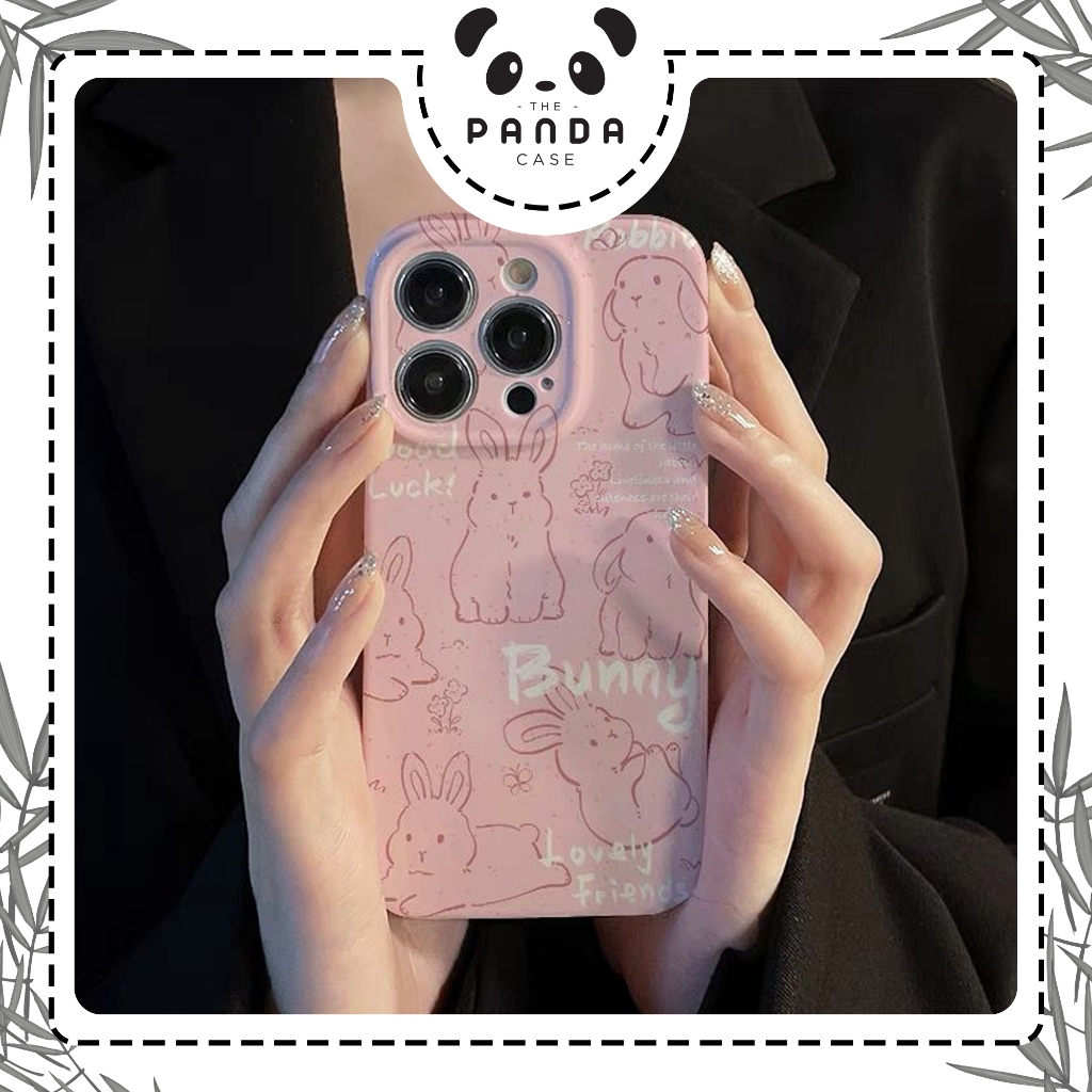 Jual [TPC] Casing Pink Rabbit Cute Case HardCase for IPHONE 7 8 PLUS X ...
