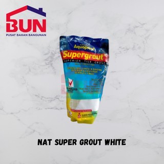 Jual SEMEN NAT KRAMIK SUPER GROUT PUTIH 1KG | Shopee Indonesia
