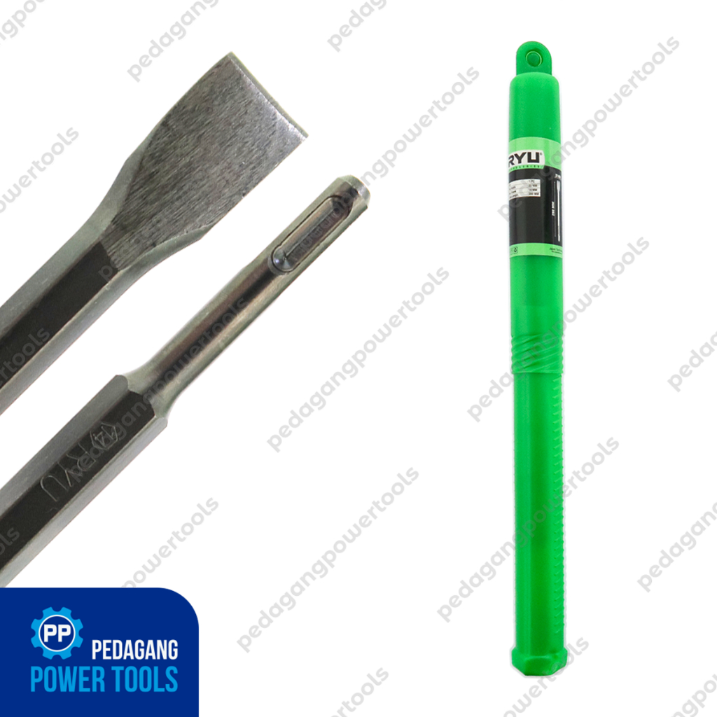 Jual RYU Flat Chisel Mata Bor Bobok SDS Plus Pahat Beton Gepeng 14 x 280 mm | Shopee Indonesia