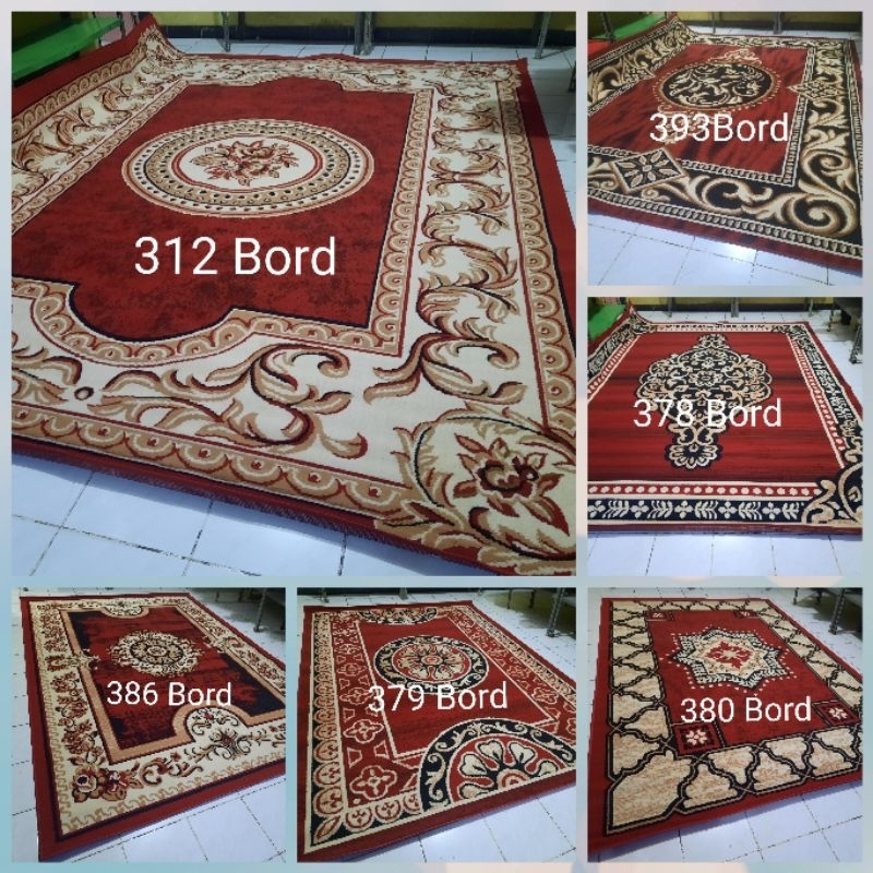 Jual Karpet Permadani Shafira Mega Jumbo Sangat Besar 275x350 cm Marun Merah Abu-Abu Hitam Hijau ...