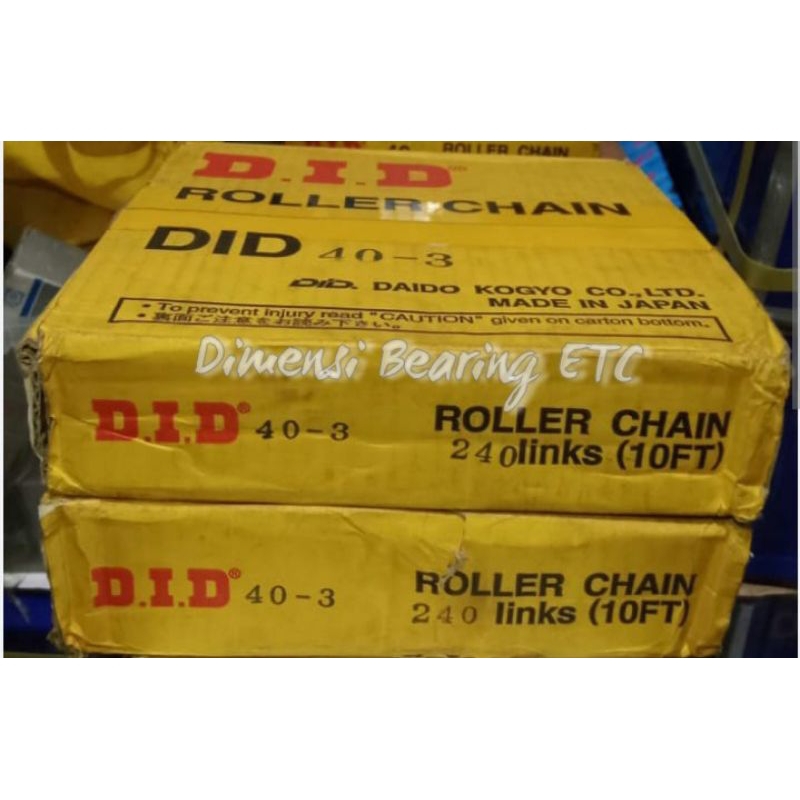 Jual RS 40-3 DID ROLLER CHAIN | Shopee Indonesia
