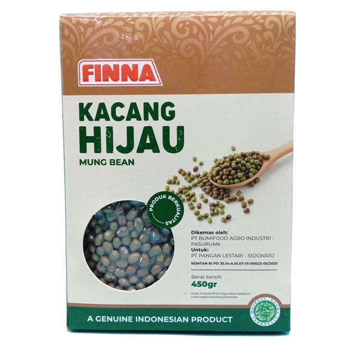 Jual Finna Kacang Hijau Mung Bean 450gr | Shopee Indonesia