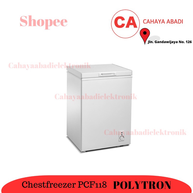Jual POLYTRON chest freezer box 100 L PCF 118 PCF118 | Shopee Indonesia