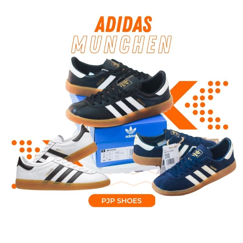 Jual Adidas Munchen original || 3 pilihan warna | Shopee Indonesia