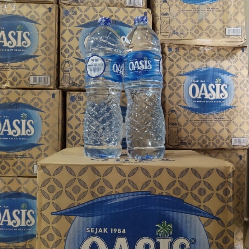 Jual OASIS botol 1.500ml 1 Dus isi 12 botol(MINGGU trirma pesanan ...