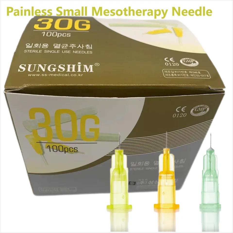 Jual Sungshim meso needle 30 G x 4 13 25 mm jarum skin booster ultra thin nano mesolipo 30G 4mm ...