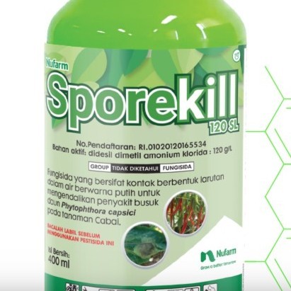 Jual Sporekill SL 400 Ml Fungisida kontak Jamur, Bakteri, Virus tanaman | Shopee Indonesia