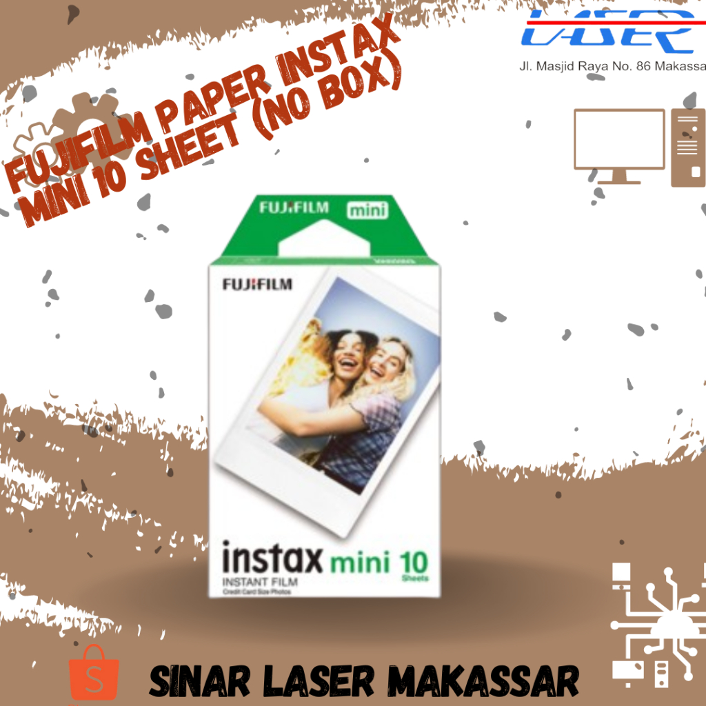 Jual KERTAS FOTO KAMERA POLAROID FUJIFILM PAPER INSTAX MINI 10 SHEET ( NO BOX / TIDAK ADA DUS ...