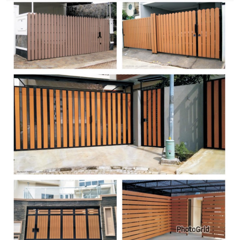 Jual Pagar WPC outdoor pagar wpc kayu asri | Shopee Indonesia