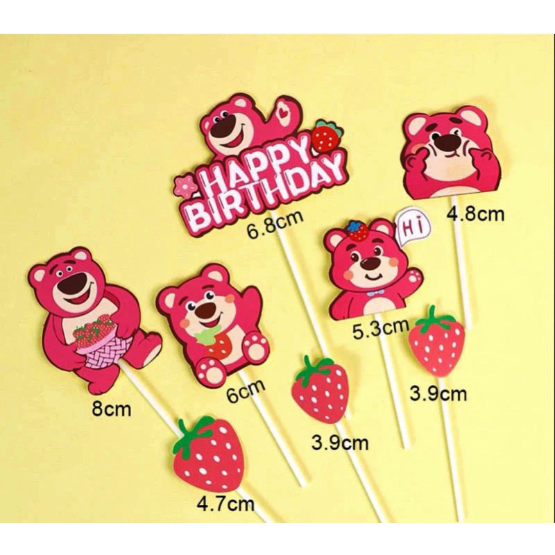 Jual TOPPER HAPPY BIRTHDAY LOTSO BEAR - TOY STORY | Shopee Indonesia