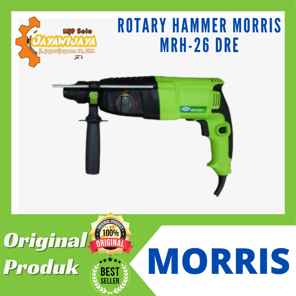 Jual Mesin Rotary Hammer Morris MRH - 26 DRE - Rotary Hammer | Shopee ...