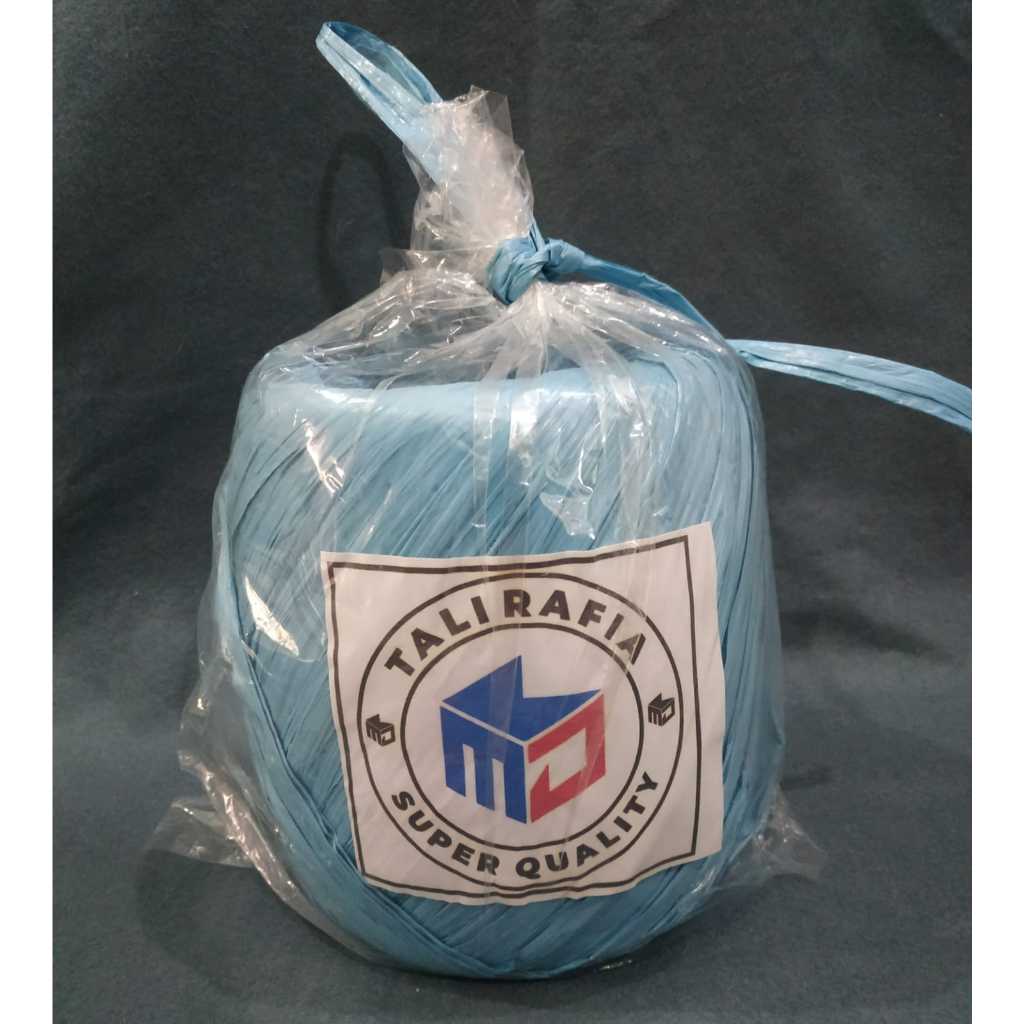 Jual Tali Rafia Biru Super Berat 1 Kg Full | Shopee Indonesia