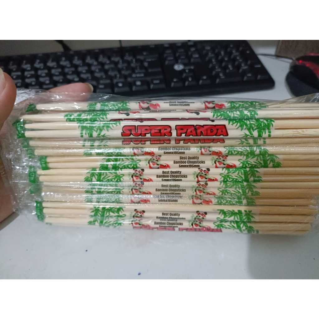 Jual Sumpit Bambu Panda SUKAWA + Tusuk Gigi Steril (1 Pack isi 50 ...