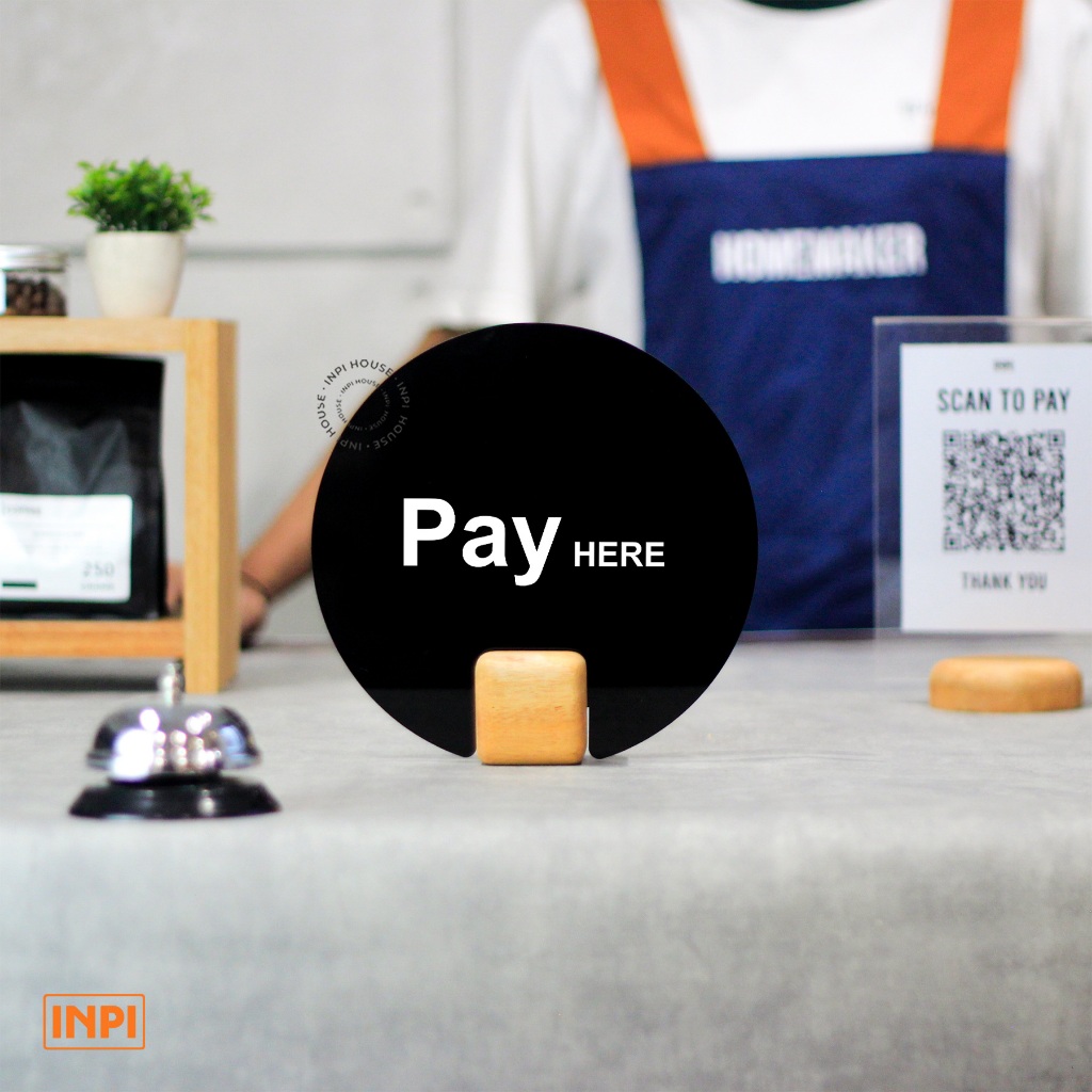 Jual INPI HOUSE Signage Pay Area - Papan Tanda Kasir, Area Membayar ...