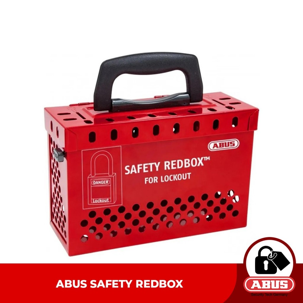 Jual Safety Box Gembok LOTO ABUS B835 Redbox Kotak Penimpanan LOTO ...