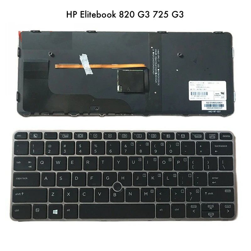 Jual Keyboard laptop HP EliteBook 725 G3 725 G4 820 G3 820 G4 BACKLIGHT ...