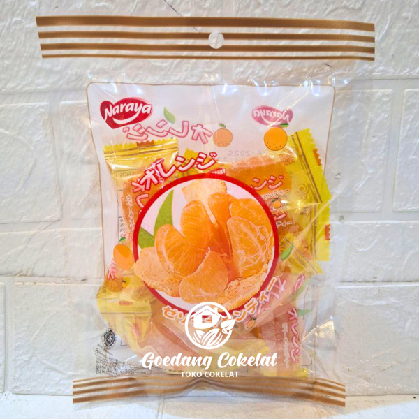 Jual Naraya Jelly Jeruk Mandarin Orange Candy 200gr HALAL | Shopee ...