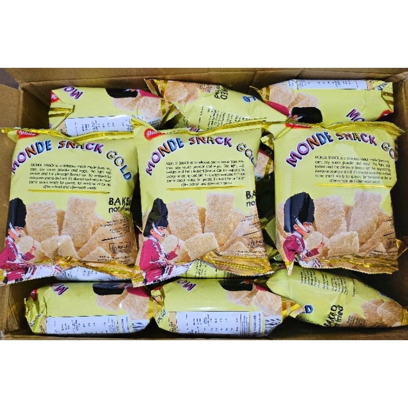 Jual Monde Snack Gold 27gr | Shopee Indonesia