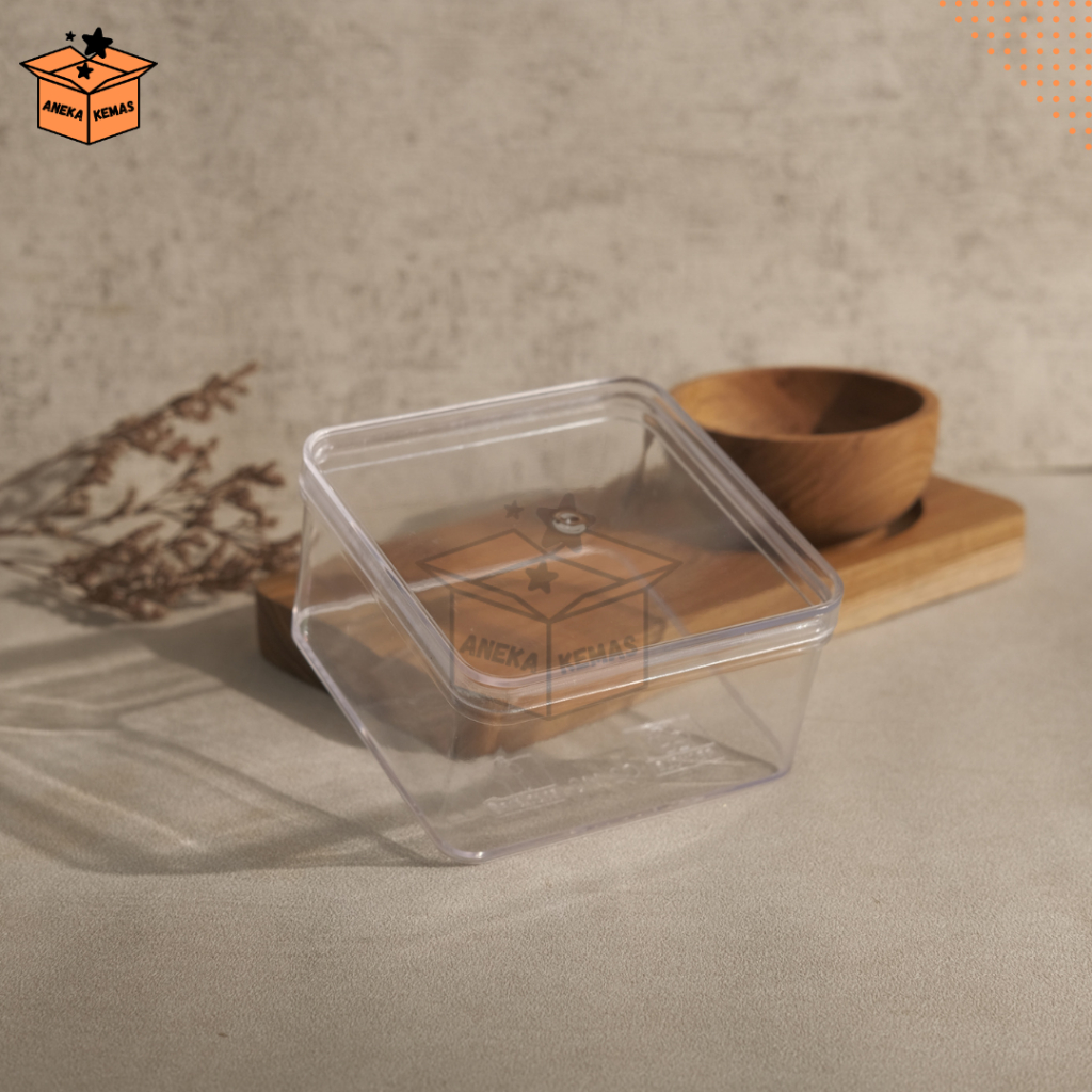 Jual TOPLES KOTAK PERSEGI 119 POLOS / TOPLES DESSERT BOX 9 X 9 X 5CM ...