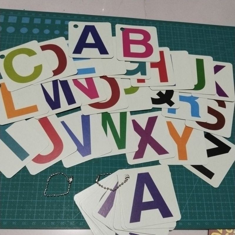 Jual Flashcard huruf abjad, huruf besar, huruf kecil, huruf lepas ...