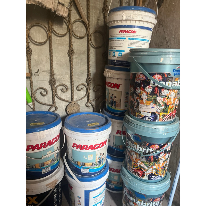 Jual TIMBA BEKAS CAT 25 KG | Shopee Indonesia