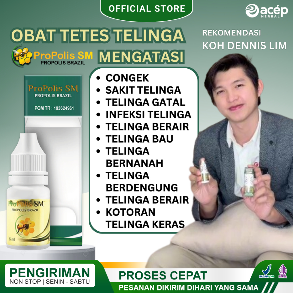 Jual Obat Tetes Telinga Gatal Berair Budeg Berdengung Congek Bernanah ...