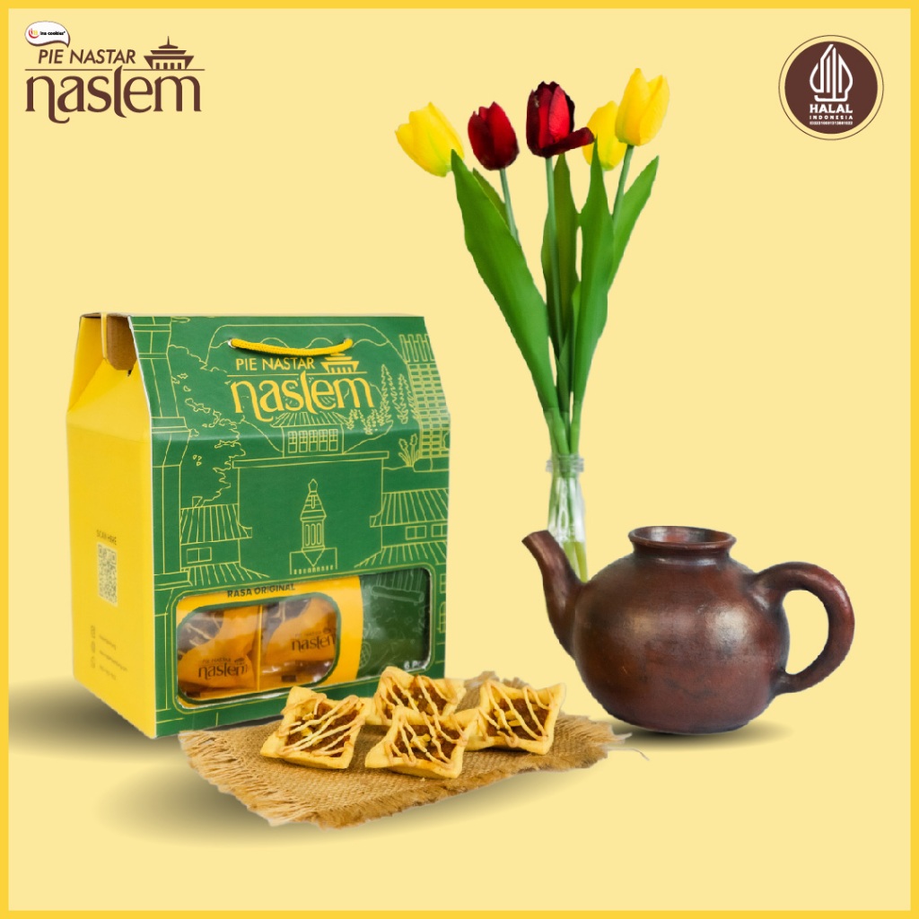 Jual Hampers Pie Nastar Naslem 4 Box isi 6 pcs (Variant Coklat ...