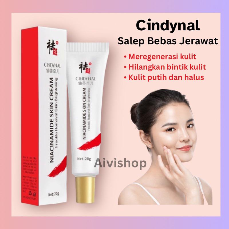Jual Cindynal Niacinamide Cream Flek Penghilang Flek Hitam Bandel di wajah | Shopee Indonesia