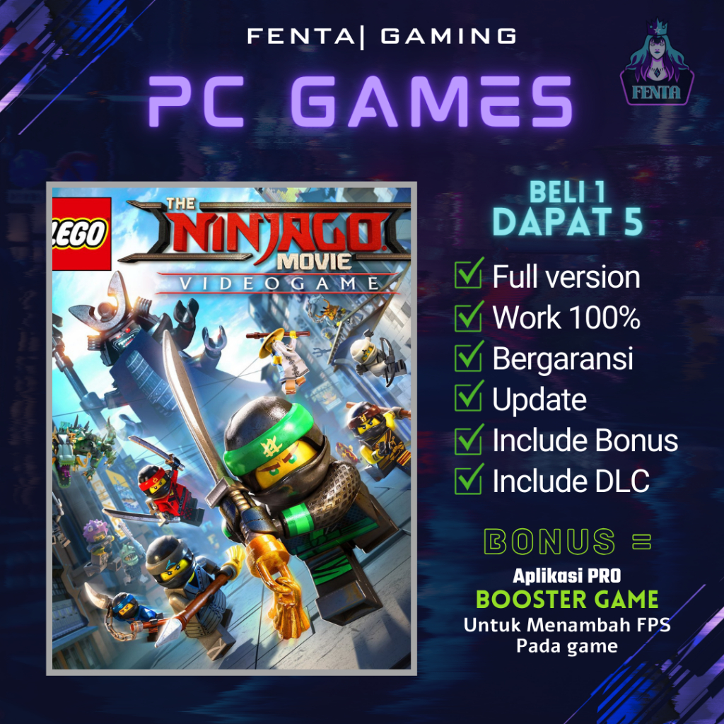 Jual THE LEGO NINJAGO MOVIE VIDEO GAME - GAME PC - GAME LAPTOP | Shopee ...