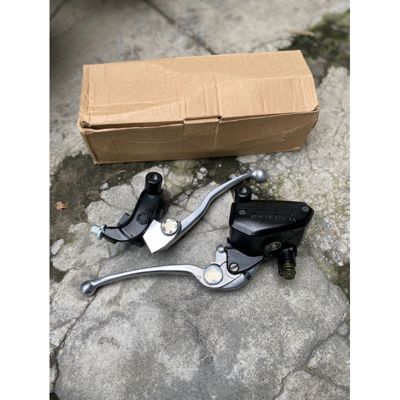 Jual Master Rem ER6 Silver set kanan kiri | Shopee Indonesia