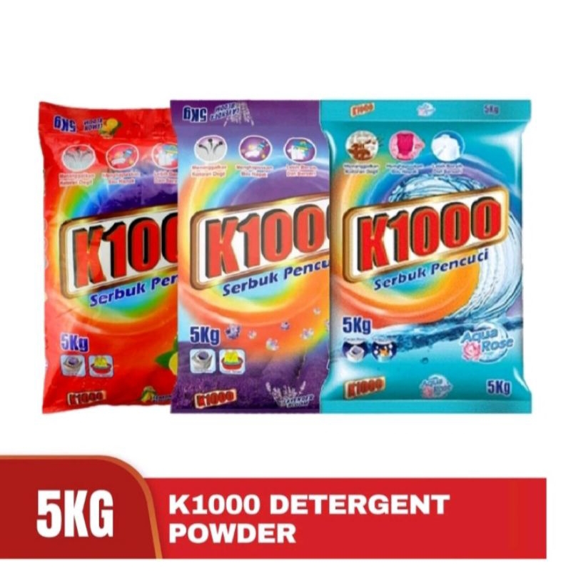 Jual K1000 Detergen bubuk 5 kg All Variant | Shopee Indonesia