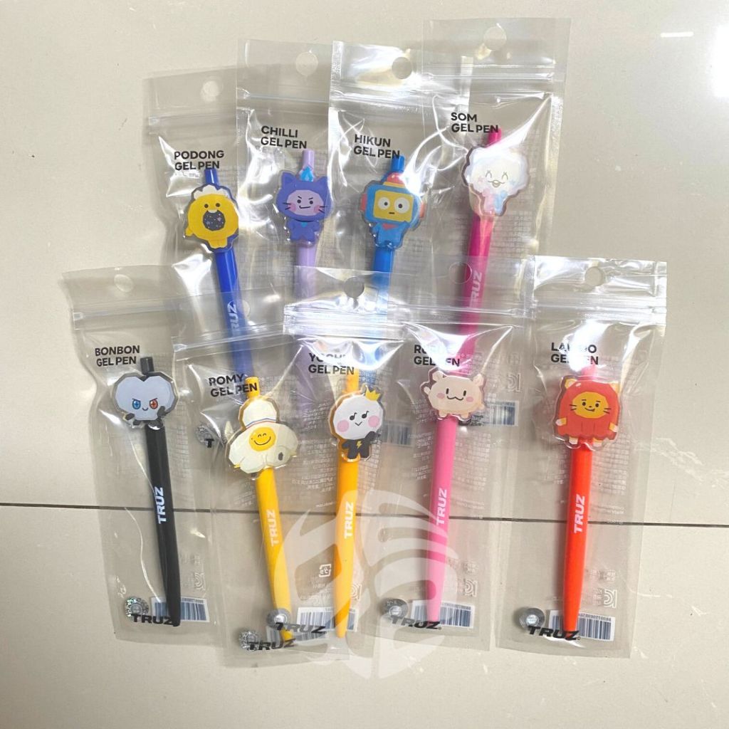 Jual [READY] TRUZ Treasure Official Line Friends Gel Pen | Shopee Indonesia