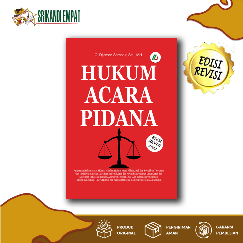 Jual Buku Hukum Acara Pidana Edisi Revisi - C. Djisman Samosir | Shopee ...
