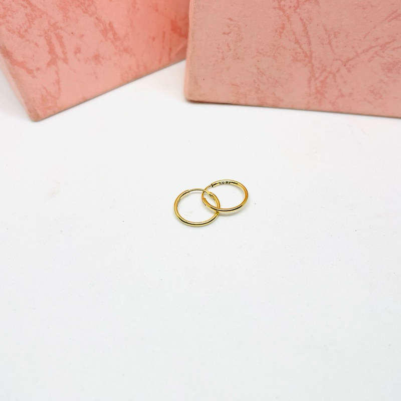 Jual Anting Bayi Emas Asli Kadar 300 /6k muda ring polos | Shopee Indonesia