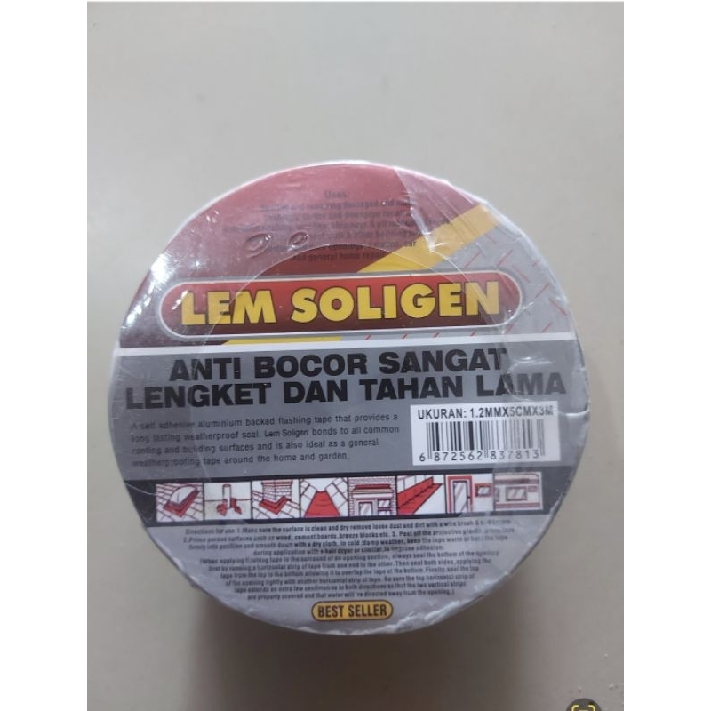 Jual Lem Seng Soligen 3m (Penambal Seng) | Shopee Indonesia