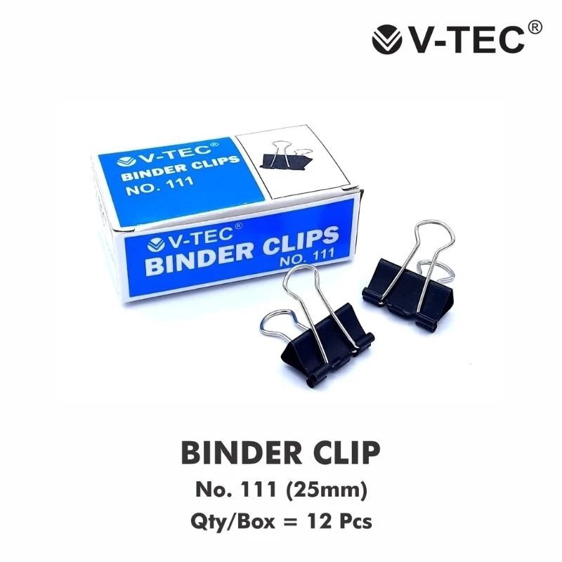 Jual V-TEC BINDER CLIPS NO 111/PENJEPIT KERTAS | Shopee Indonesia