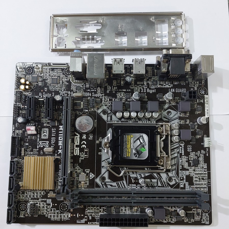 Jual Motherboard Intel H110 Asus H110M-K | Shopee Indonesia