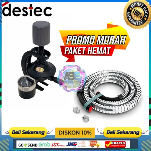 Jual Destec COM-U12RM METER Regulator Gas Regulator Kompor Gas / Selang ...