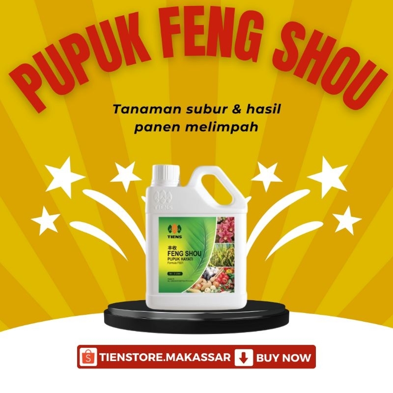 Jual Pupuk Feng Shou Tiens Original | Pupuk Hayati Feng Shou | Tanaman ...