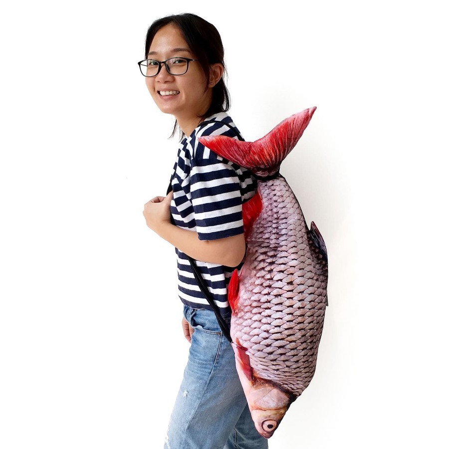 Jual Tas Bentuk Ikan ( tali kur ) tombro untuk penggemar ikan, seafood ...