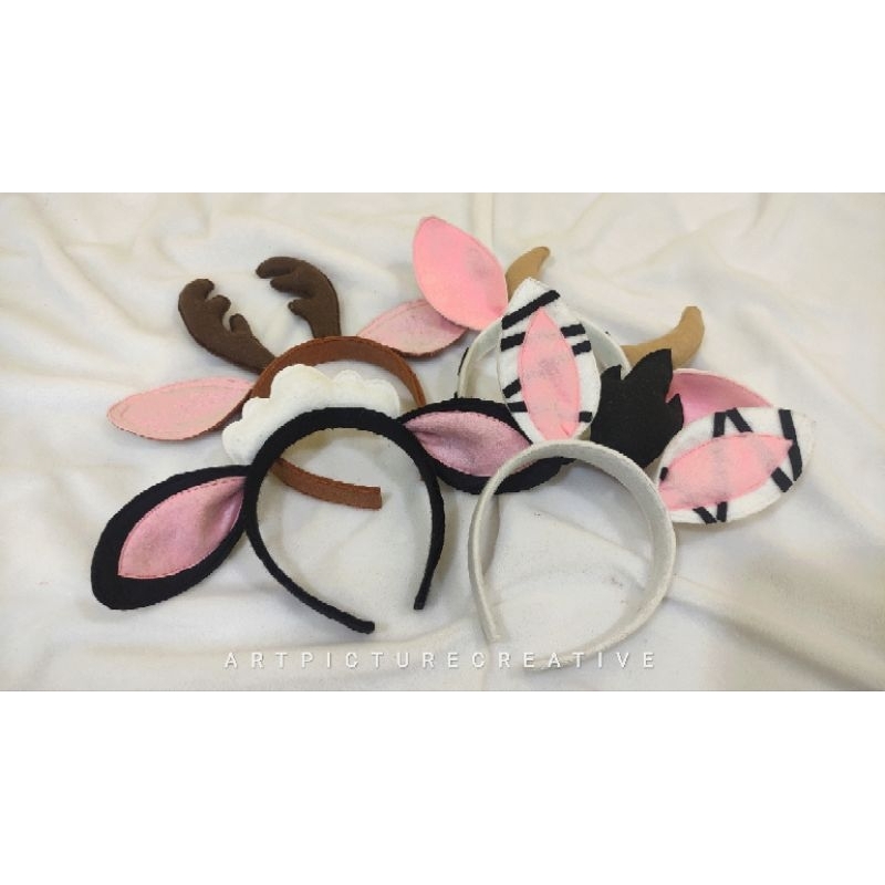 Jual bando custom request/bando karakter hewan lucu/bandana bando ...