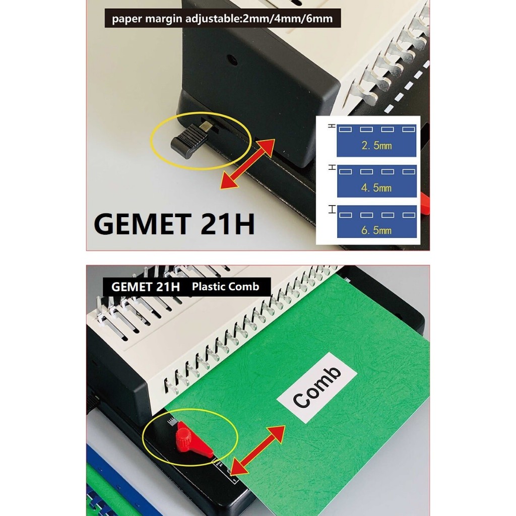 Jual Mesin Jilid Binding Spiral Plastik A4, GEMET 21H | Shopee Indonesia