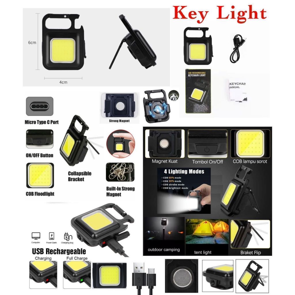 Jual LAMPU PORTABLE KEY LIGHT | Shopee Indonesia