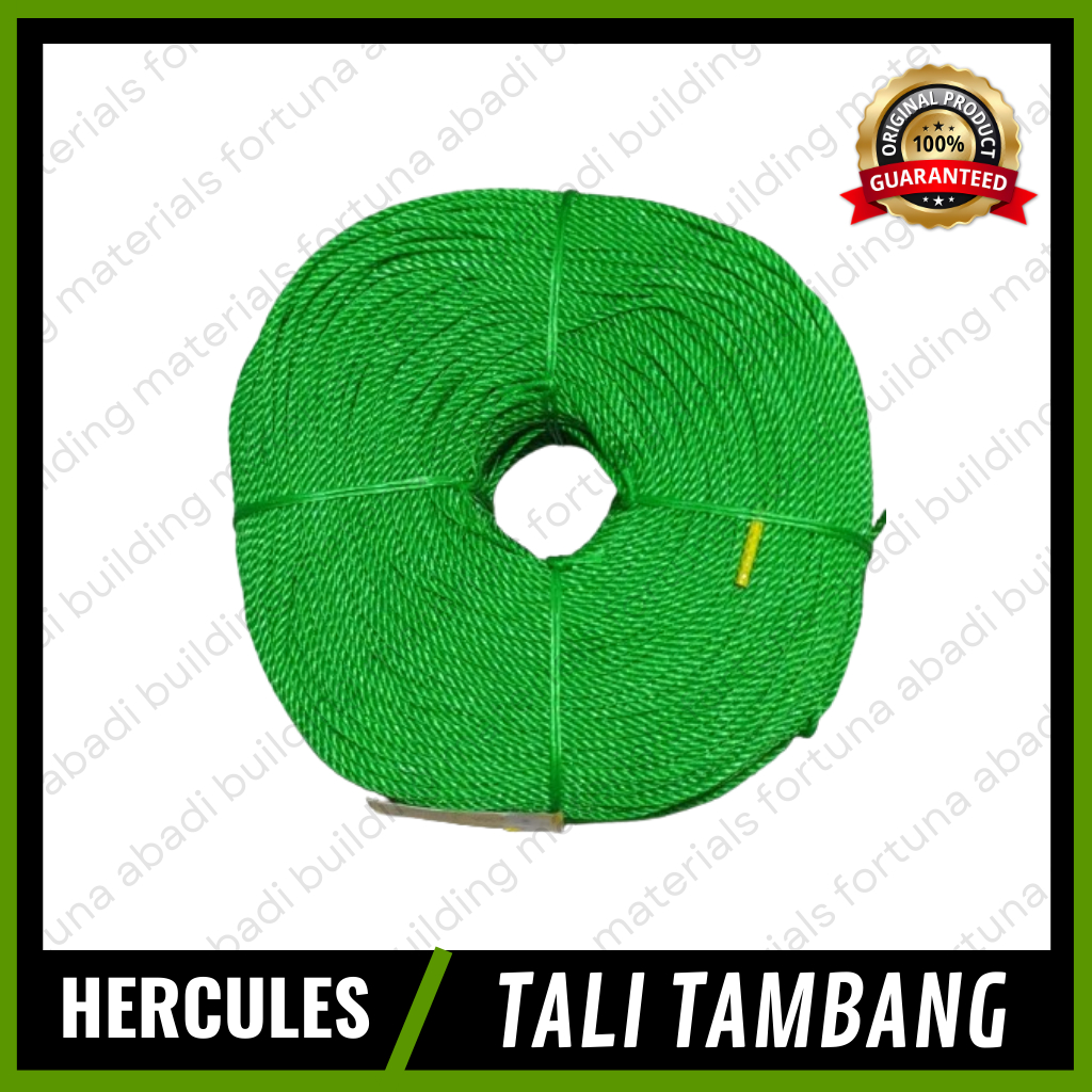 Jual Tali Tambang Hercules Ukuran 10mm - 16mm Berbagai Varian Warna ...