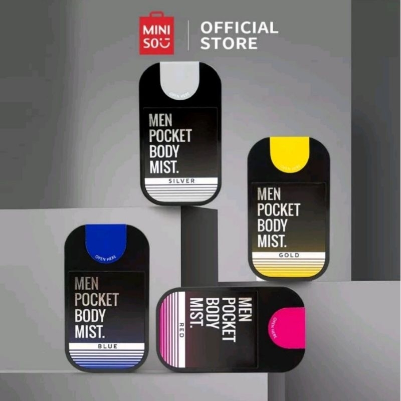 Jual MINISO Parfum Pria Body Mist Men Pocket Parfum Pria Spray Pocket ...