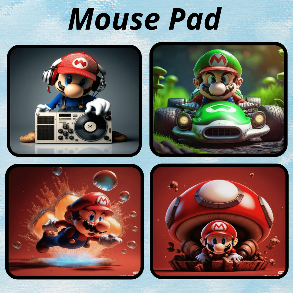 Jual Mouse pad Gaming Mario Bros Shafiyyah.sarban | Shopee Indonesia