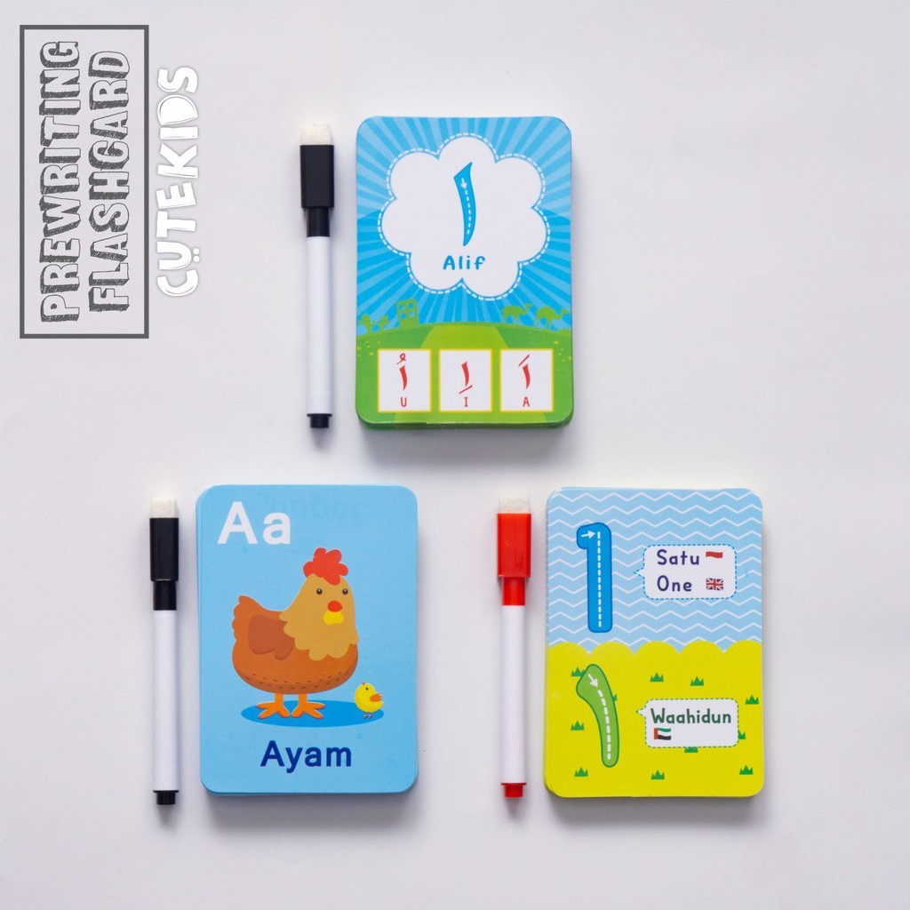 Jual Cutekids Mainan Flash Card Kartu Pintar Flashcard Belajar ...