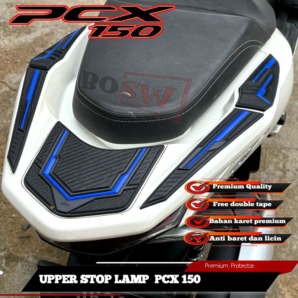 Jual PCX 150 Aksesoris Upper Stop Lamp Variasi Body Protector Bahan ...