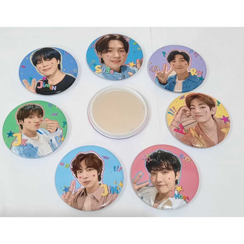 Jual promo Freebies Hand mirror BTS Mono chrome/Freebies HAND MIRROR ...