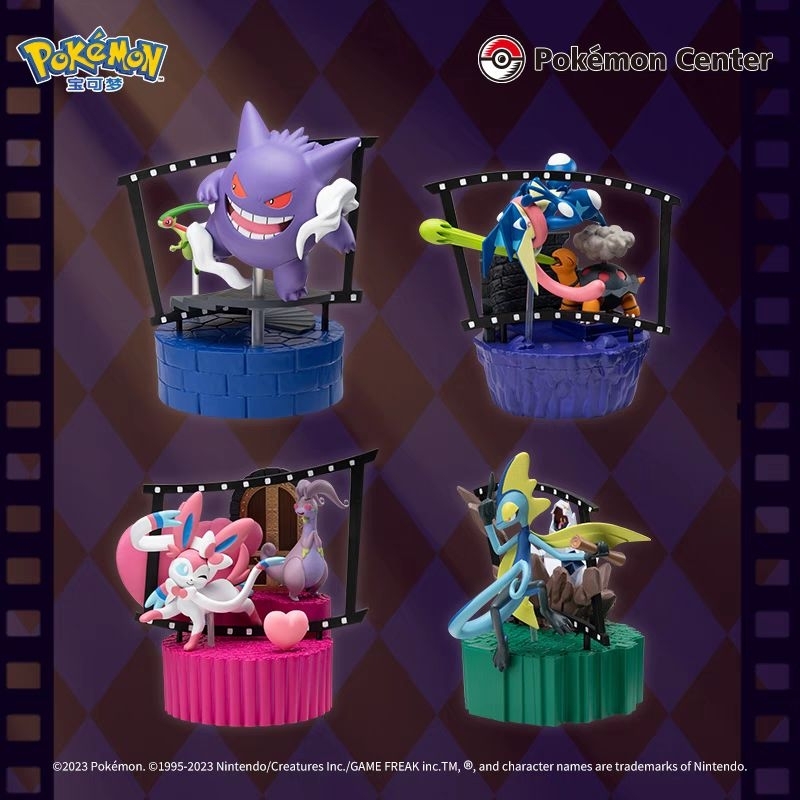 Jual Pokémon Midnight Agent: The Movie Series Gengar, Fairy and Eevee ...